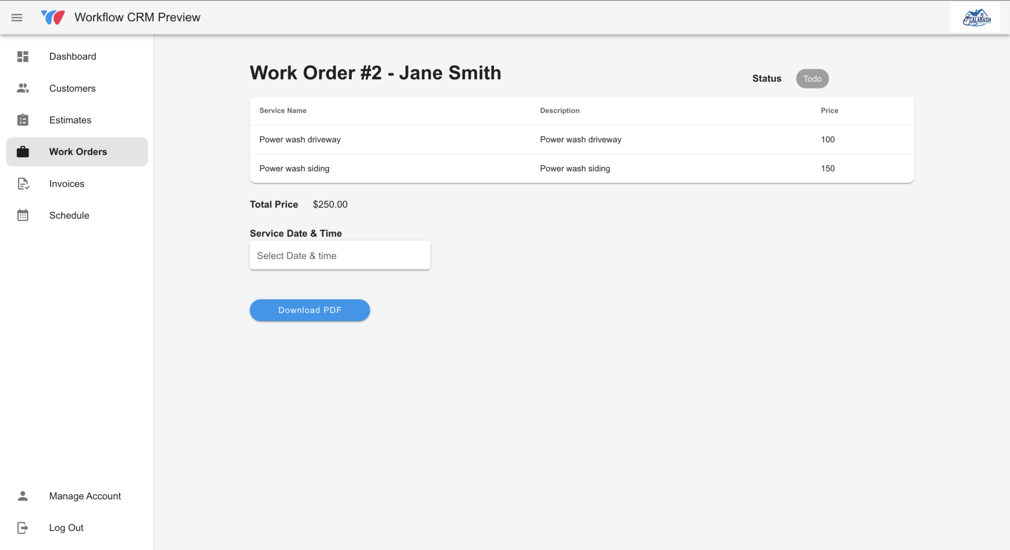 Home - My Workflow CRM